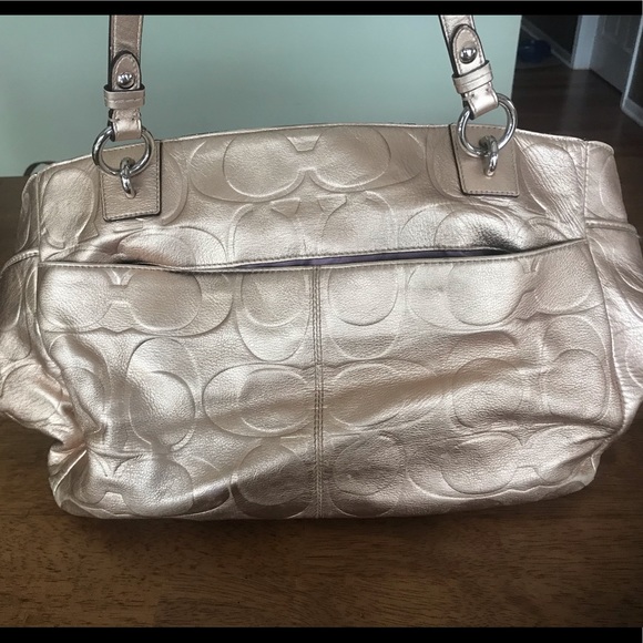 Coach | Bags | Coach Gold Purse | Poshmark